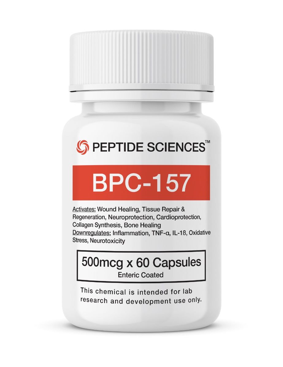 Buy BPC 157 500mcg Capsules | 99% Purity (USA Made)