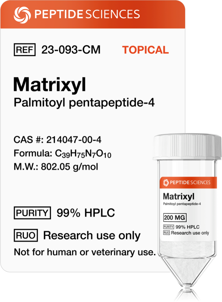 Buy Matrixyl 200mg | 99% Purity (USA Made) | Peptide Sciences