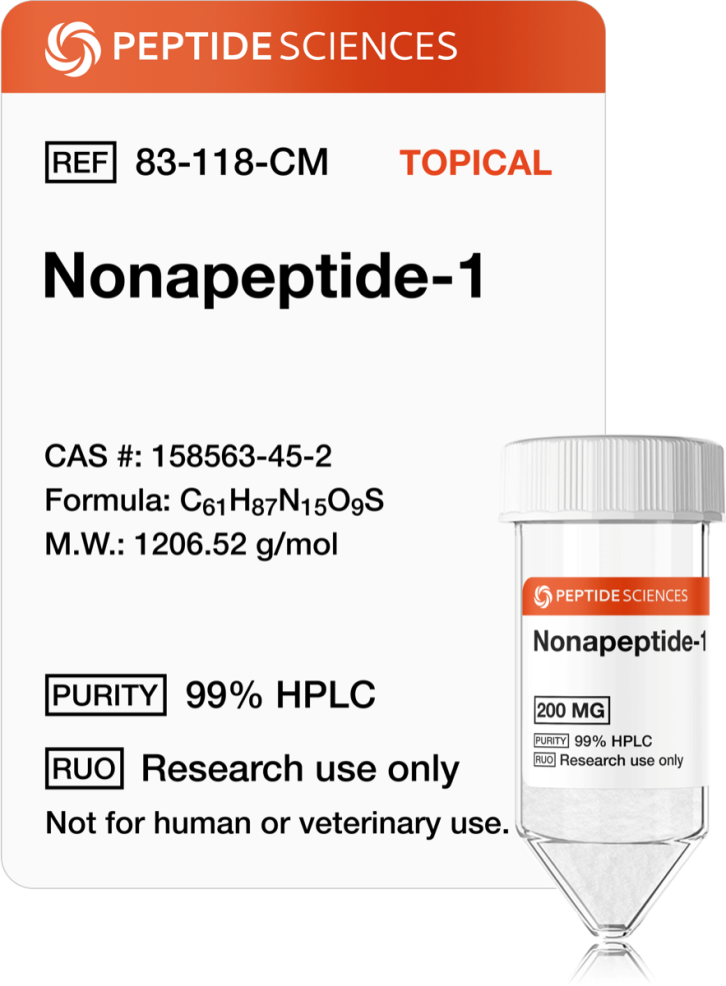 Buy Nonapeptide-1 200mg | 99% Purity (USA Made) | Peptide Sciences