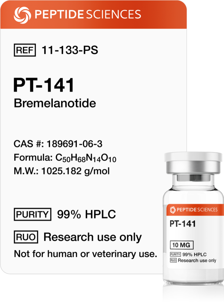 Buy PT-141 10mg | 99% Purity (USA Made) | Peptide Sciences