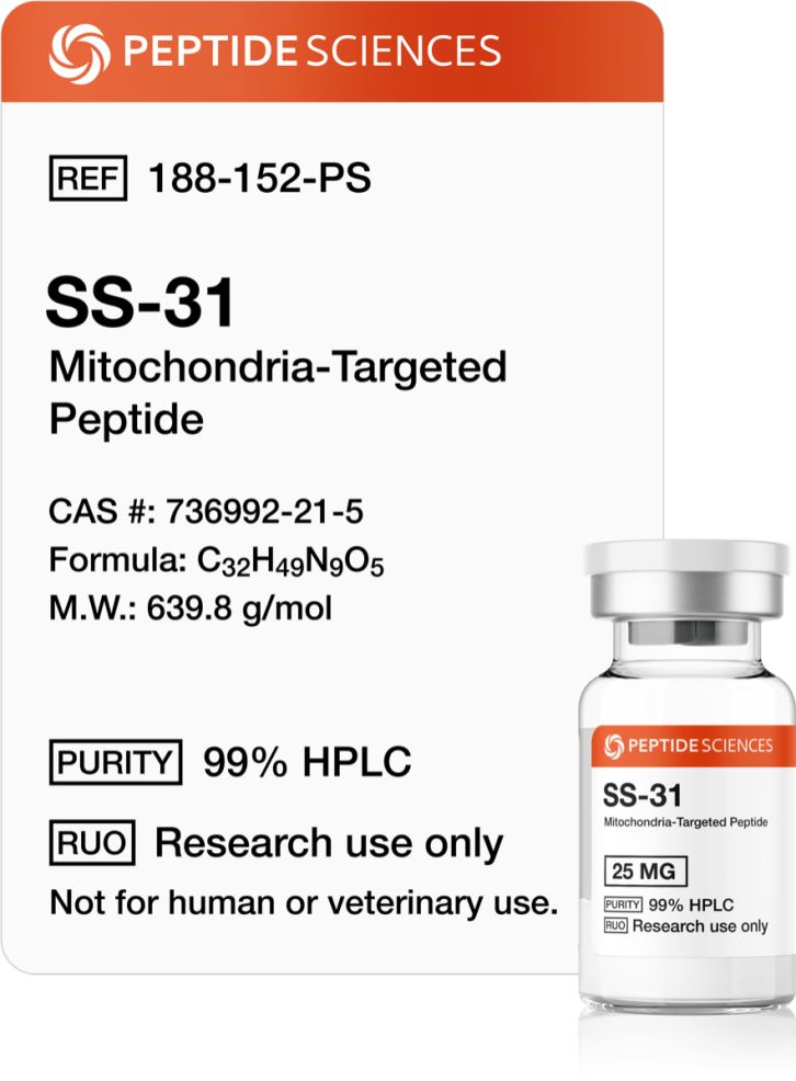 Buy SS-31 25mg | 99% Purity (USA Made) | Peptide Sciences