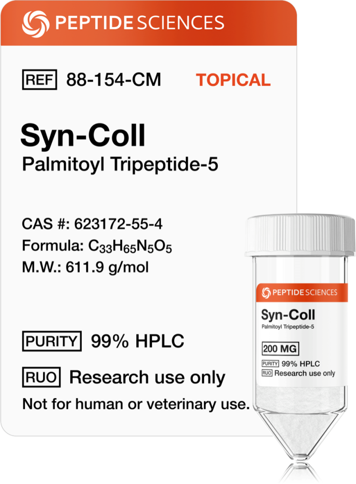 Buy Syn-Coll (Palmitoyl Tripeptide-5) 200mg | 99% Purity (USA Made)