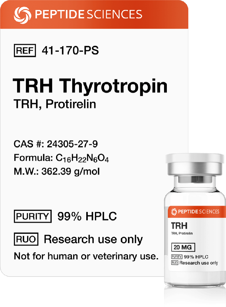 Buy TRH Thyrotropin (Protirelin) 20mg | 99% Purity (USA Made)