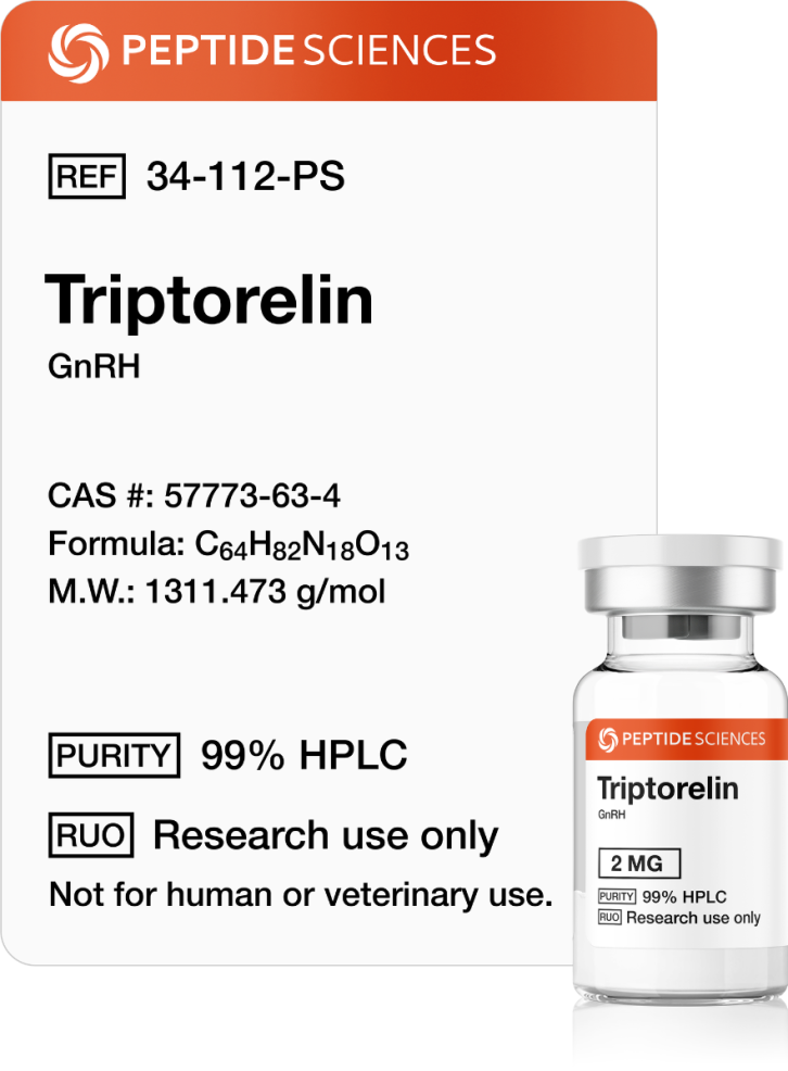 Buy Triptorelin (GnRH) 2mg | 99% Purity (USA Made) | Peptide Sciences