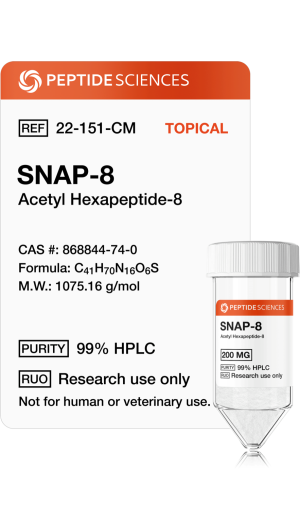 Buy SNAP-8 200mg | 99% Purity (USA Made) | Peptide Sciences